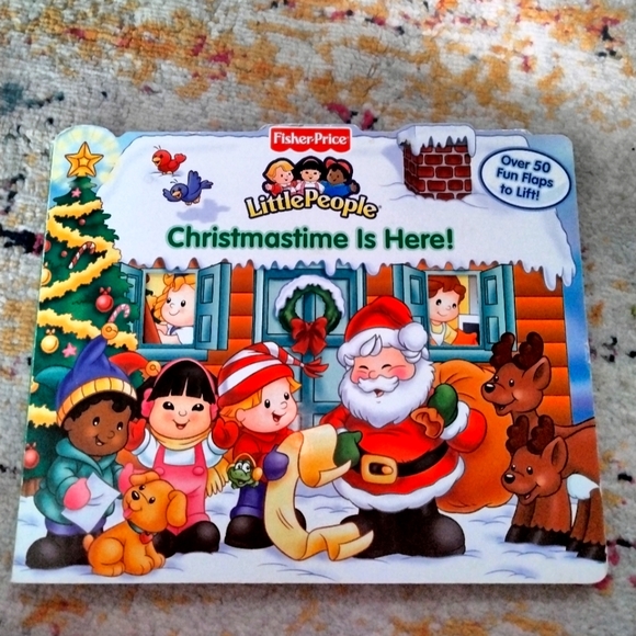Fisher-Price | Other | Fisher Price Christmastime Is Here Board Book ...